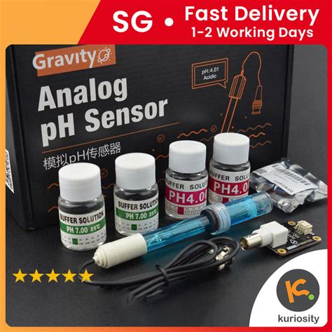 Gravity Analog Ph Sensor Meter Kit V2 Shopee Singapore