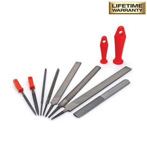 Husky Multi Purpose File Set 10 Piece H10pcfsc The Home Depot