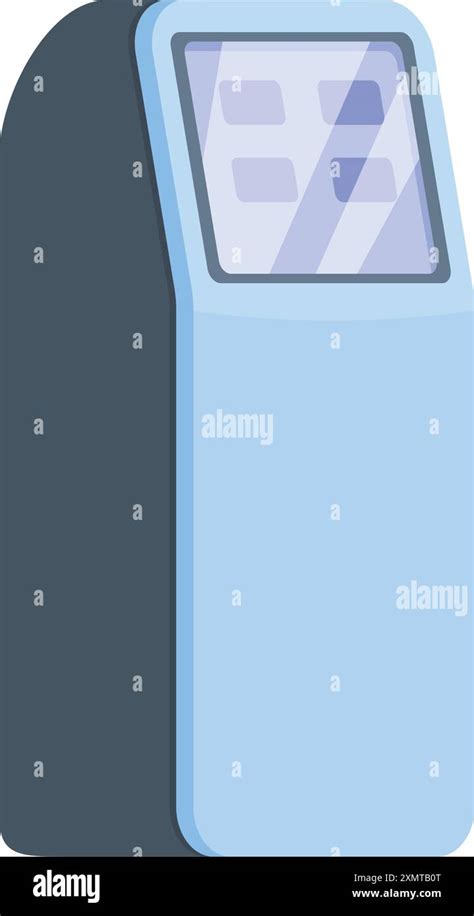 Modern Terminal Processing Contactless Payment With Futuristic Design Stock Vector Image And Art