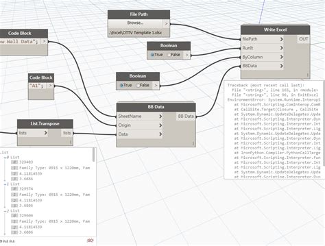 How To Overwrite Only On Specific Cells In Excel Template Packages Dynamo