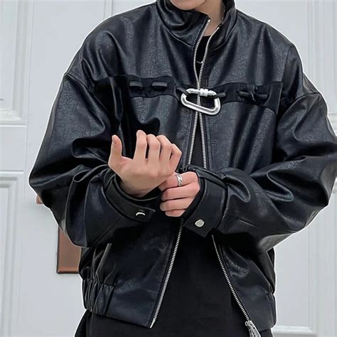 Opium Carabiner Leather Jacket Fūga Studios