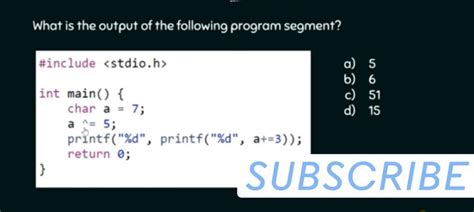 Muhammad Ammar Malik On Linkedin Good C Programming Test Question