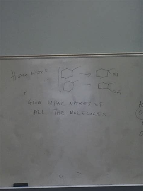 Solved Give IUPAC Names Of All The Molecules Chegg Com
