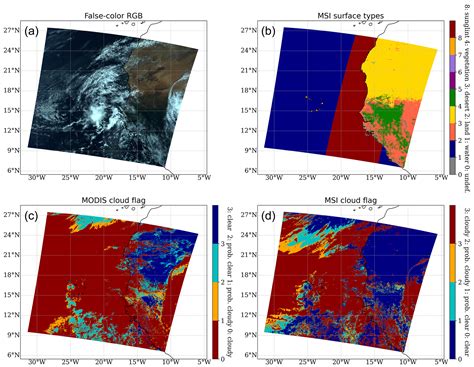 Amt Cloud Mask Algorithm From The Earthcare Multi Spectral Imager