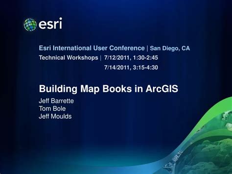 ppt exploring map book creation in arcgis powerpoint presentation