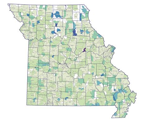 Zip Code Map For Missouri