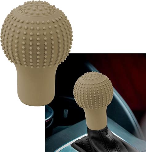 طقم غطاء عصا الفتيس وهاند بريك سيارة سيليكون الناعم المضاد للانزلاق