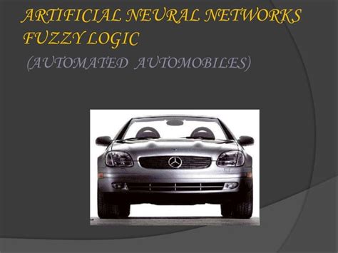 Artificial Neural Networks Fuzzy Logic PPT