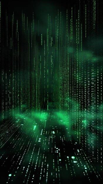 Premium Ai Image A Digital Illustration Of A Binary Code With The Words Cyber On The Bottom