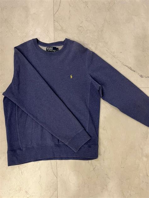 폴로 기모 맨투맨 퍼플색 판매합니다 당근 중고거래