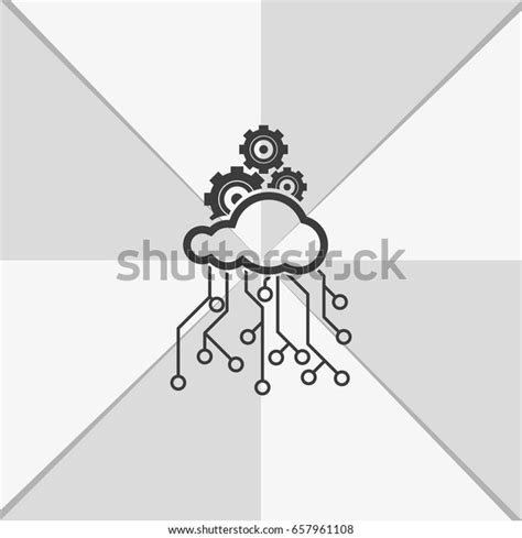 Cloud Technology Icon Network Concept Social Stock Vector Royalty Free 657961108 Shutterstock