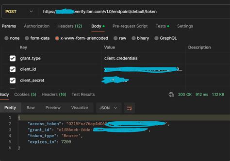 Oauth Scope On Client Credentials Flow Ibm Verify