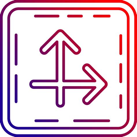 Intersect Line Gradient Icon 36978104 Vector Art At Vecteezy