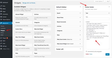 How To Change Footer Copyright Text Inside Typology WordPress Theme