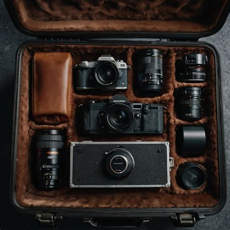 A Case Of Cameras With A Camera Inside Of It Premium Ai Generated Image