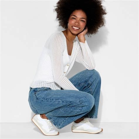 Wild Fable Womens Mid Rise Barrel Jeans Shopstyle
