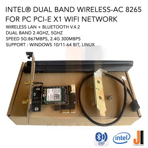 Intel® Dual Band Wireless Ac 8265 Pci E X1 Wifi Network Wireless Lan