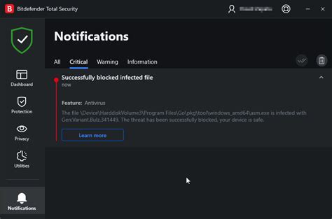 Virus Detected In Go 116 For Windows Amd64 Bitdefender Detected Go