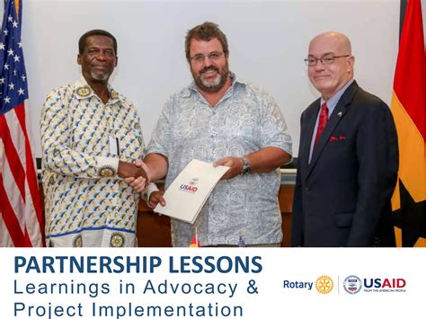 The Rotary Usaid Partnership Lessons Learned In Advocacy And Project