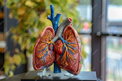 3d Model Of Human Respiratory System With Detailed Alveoli And