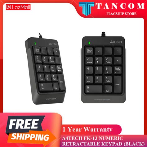 A4tech Fk 13 Numeric Keypad Usb Numpad Black Lazada Ph