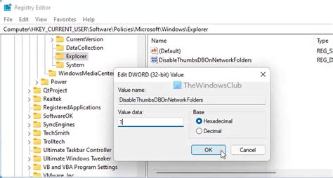 How To Disable Windows Thumbs Db Files From Being Created