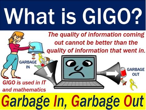 what is gigo garbage in garbage out market business news