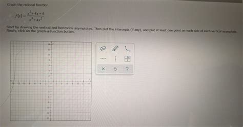 Solved Graph The Rational Function X²42 4 134x² Start By