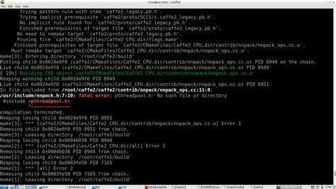 Buid Error Pthreadpoolh Cannot Find For Caffe2 · Issue 95