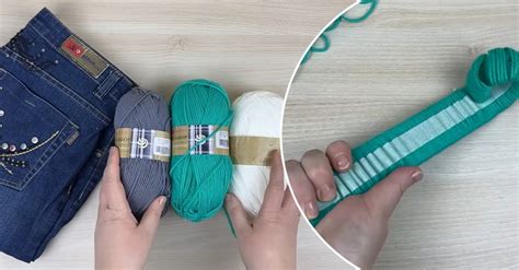 დავამზადოთ ხალიჩა ძველი ჯინსებისა და ძაფებისაგან