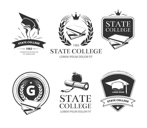 대학 로고 이미지 Freepik에서 무료 다운로드