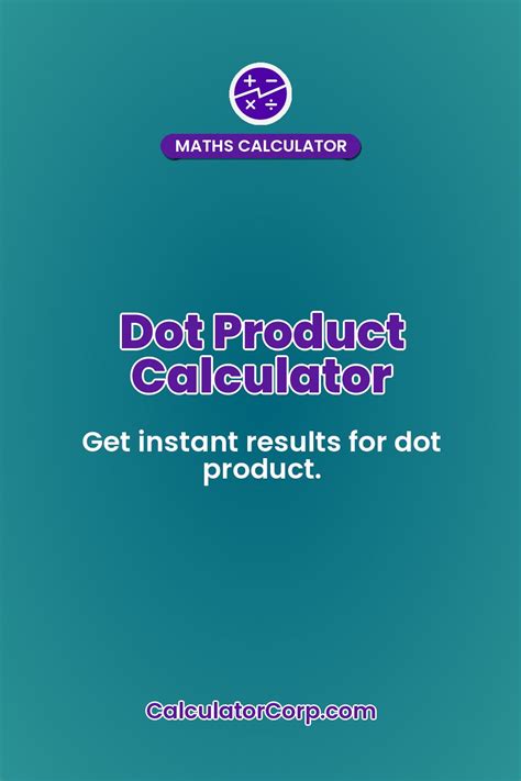 Dot Product Calculator