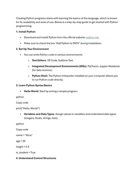 How To Make Python Pdf Python Programming Language Computer