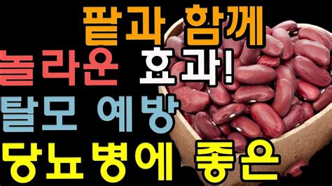 팥과 함께 먹으면 놀라운 효과 탈모 예방과 당뇨병에 좋은 팥의 숨겨진 비밀 건강하게 먹는 방법과 꿀팁 레시피 Youtube