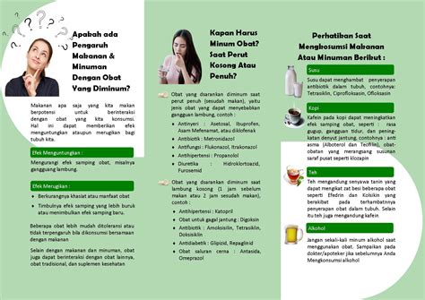 Leaflet Interaksi Obat Dan Makanan Rsud