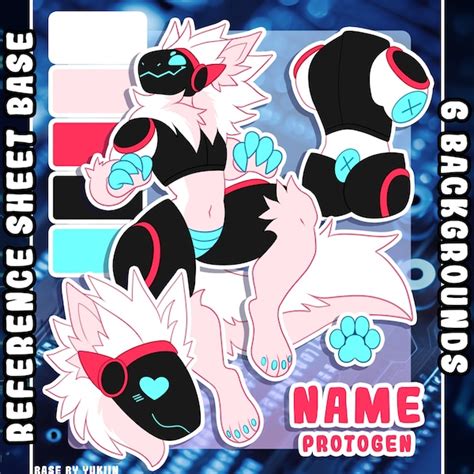 Protogen Reference Sheet Base Etsy