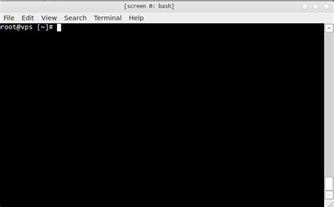 Linux Screen Hostuner Vps Murah Indonesia