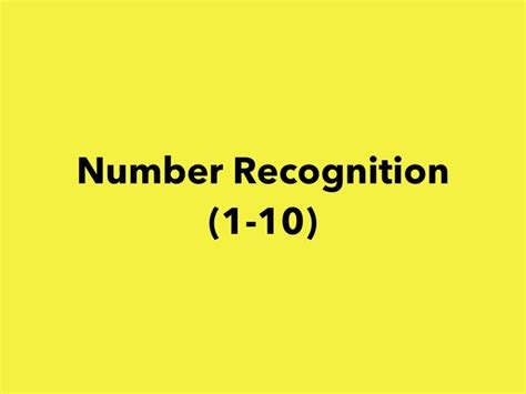 Tinytap Number Recognition 1 10 Math