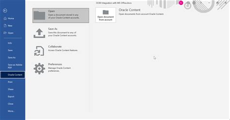 Integrate With Microsoft Office