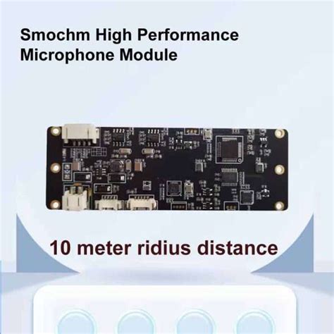 10 Meters High Performance Ai 4 Mic Microphone Array Module Motherboard Shiningintl