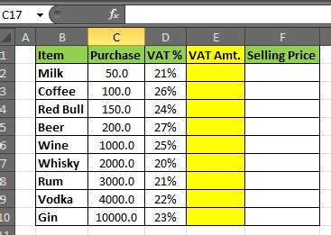 How To Calculate VAT In Excel Basic Excel Tutorial
