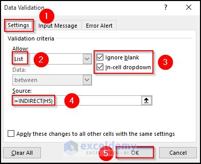 Data Validation Based On Another Cell In Excel Examples