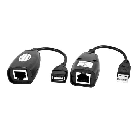 2 Pcs Cat5 Cat5e Cat6 Rj45 Usb Extension Extender Adapter Cable Up To 150ft Walmart Canada
