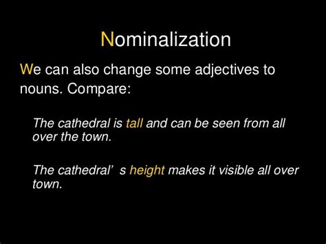 Nominalization