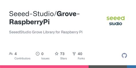 GitHub Seeed Studio Grove RaspberryPi SeeedStudio Grove Library For Raspberry Pi