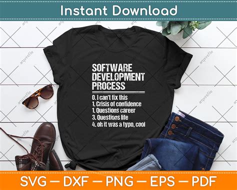 Software Development Process Coding Programming Funny Svg Cutting File Artprintfile