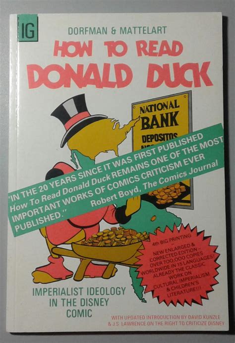 How To Read Donald Duck De Ariel Dorfman And Armand Mattelart Very Good