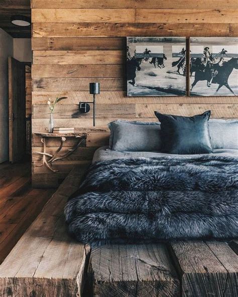 34 Gorgeous Rustic Bedroom Design And Decoration Ideas Rustic Bedroom