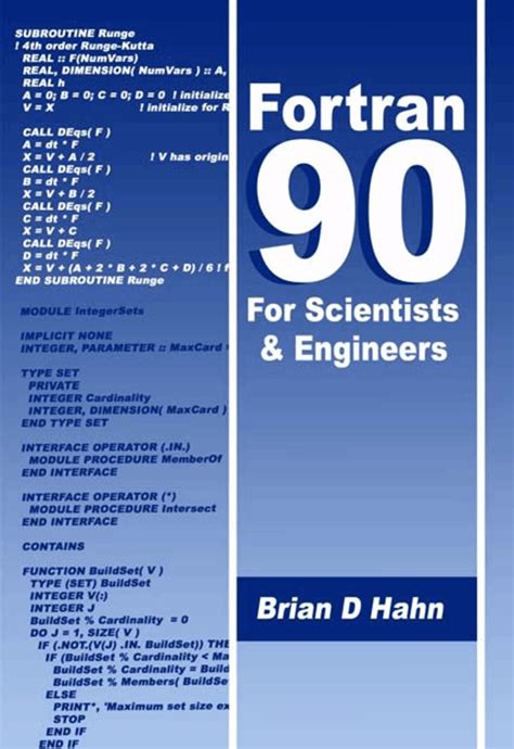 Fortran 90 For Scientists And Engineers Fortran 90 For Scientists And