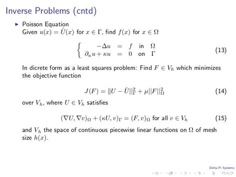 Introduction To Inverse Problems